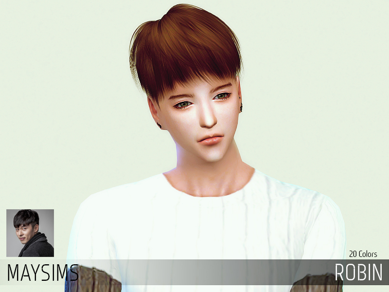 MAY Sims: May hairstyle Robin - Sims 4 Hairs