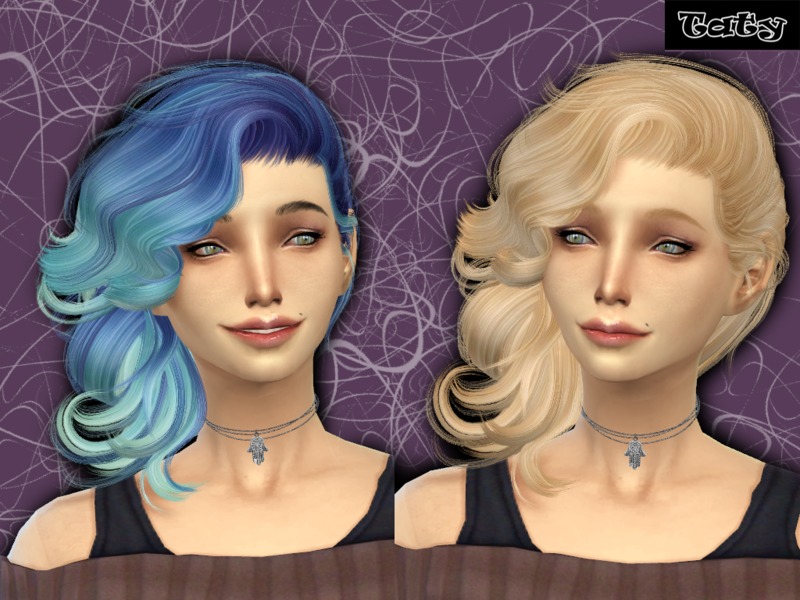 The Sims Resource: Stealthic Vivacity hairstyle retextured - Sims 4 Hairs