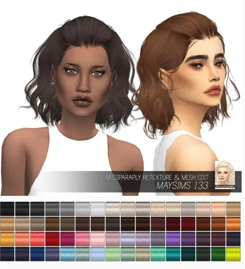 Sims 4 Miss Paraply Hair