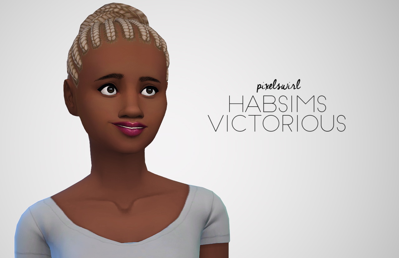 Swirl Goodies: Pooklet color hairs set - Sims 4 Hairs