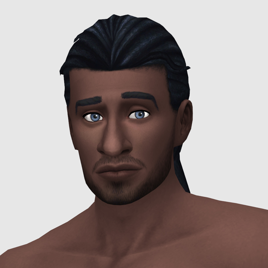xldsimsdownloads: Braid Back Hair - Sims 4 Hairs