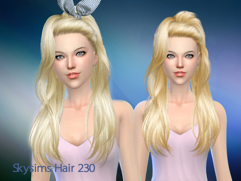 Butterflysims: Hair 230 by Skysims - Sims 4 Hairs