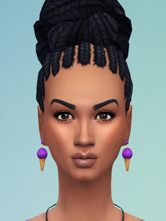 Birksches sims blog: Braid Knot on Top - Sims 4 Hairs