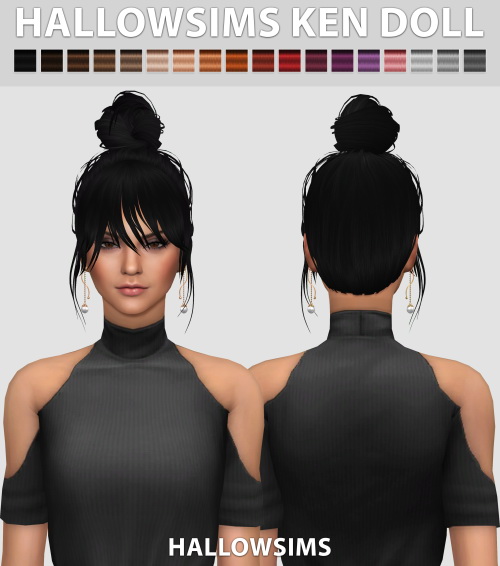 Sims 4 Hairs ~ Hallow Sims: Ken Doll hair