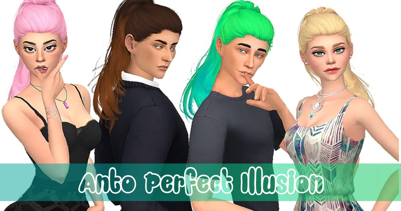 Stardust Anto`s Perfect Illusion Sims 4 Hairs