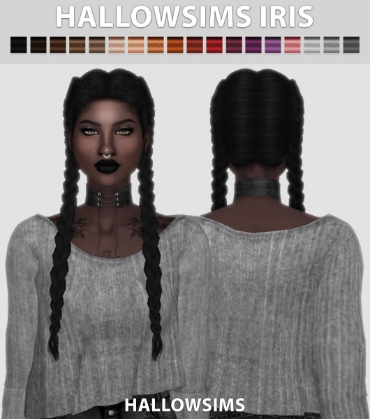 Sims 4 Hairs ~ Hallow Sims: Iris hair
