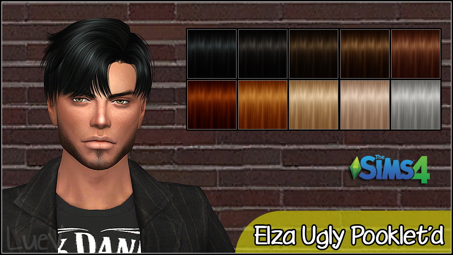 Mertiuza: Elza ugly pooklet - Sims 4 Hairs