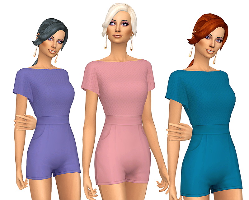 Sims Fun Stuff: Simple Simmer Low Pony hair retextured - Sims 4 Hairs