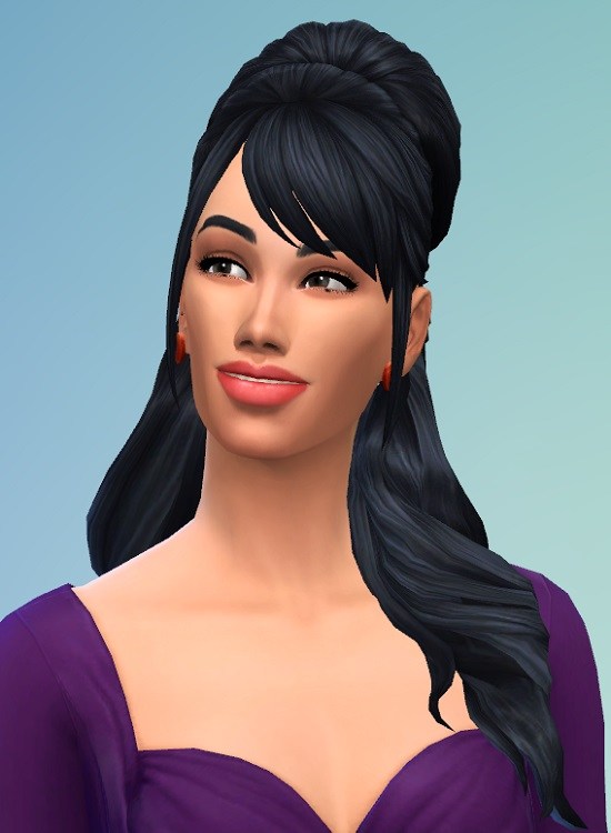 Birksches sims blog: Brigitte Hair - Sims 4 Hairs