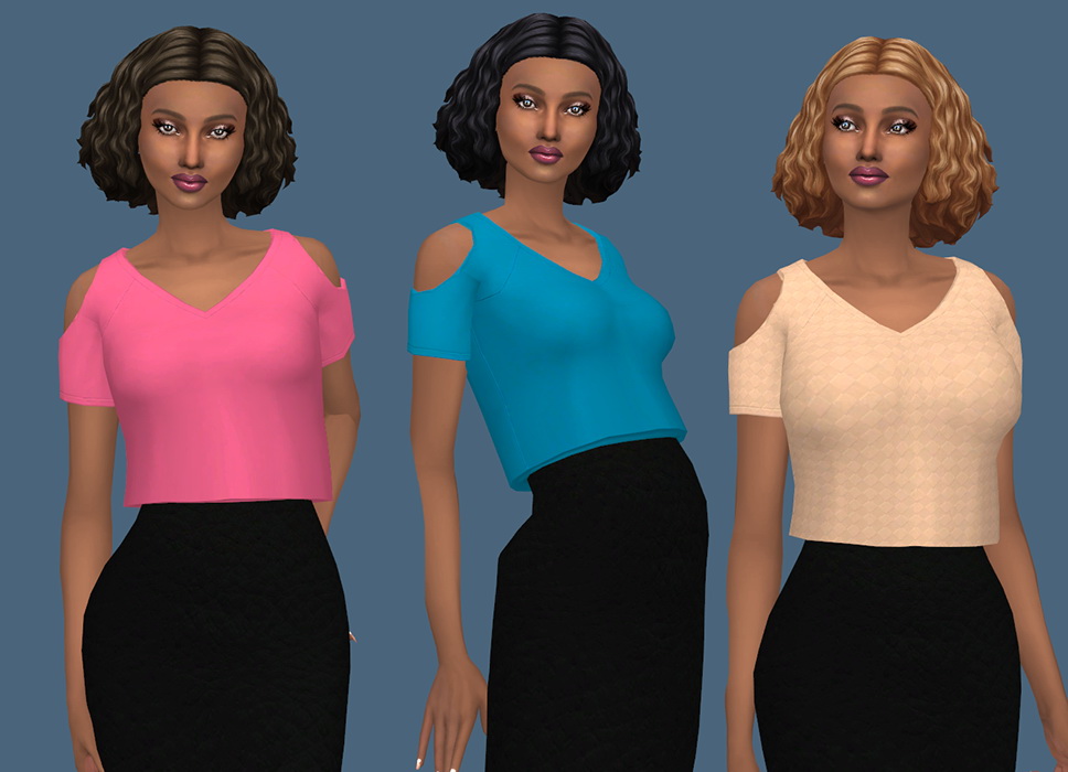 Sims Fun Stuff: Funny Twist hair retextured - Sims 4 Hairs