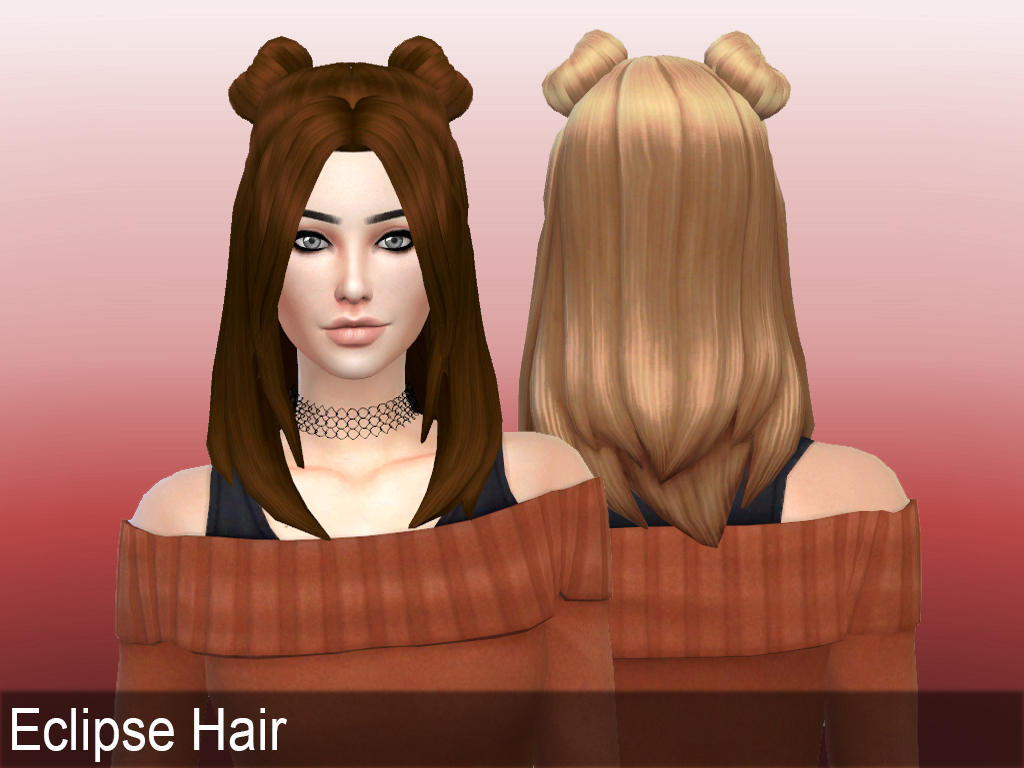 Mikerashi: Eclipse Hair - Sims 4 Hairs