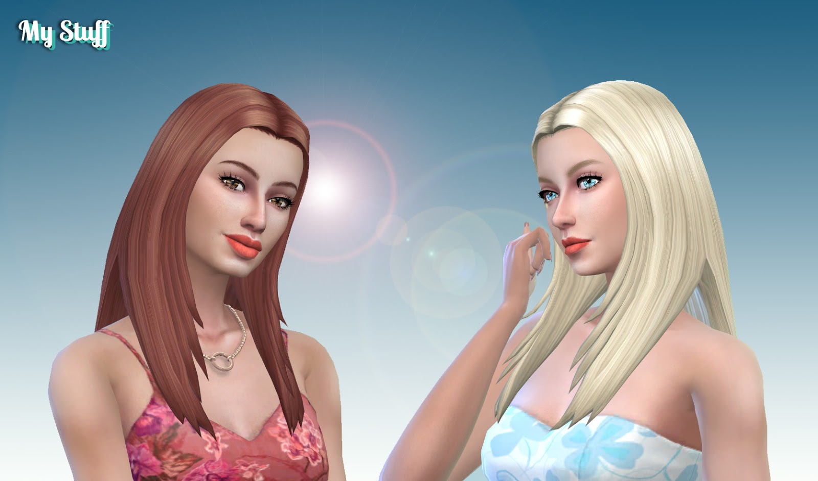 Mystufforigin: Allison Hair - Sims 4 Hairs