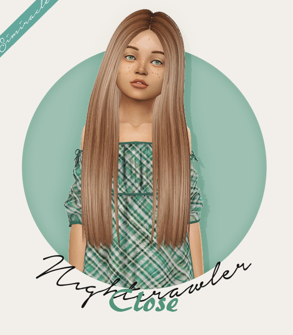 Simiracle: Nightcrawler`s Close hair retextured - Kids Version - Sims 4 ...