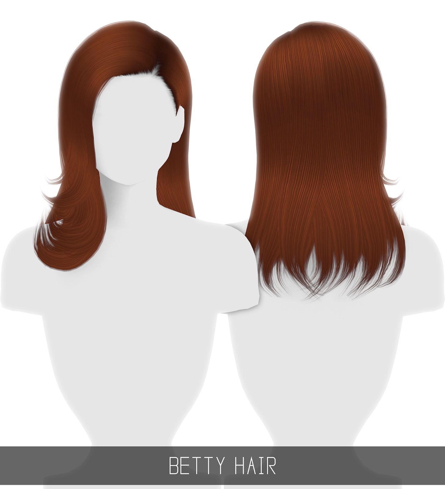 Simpliciaty: Betty hair - Sims 4 Hairs