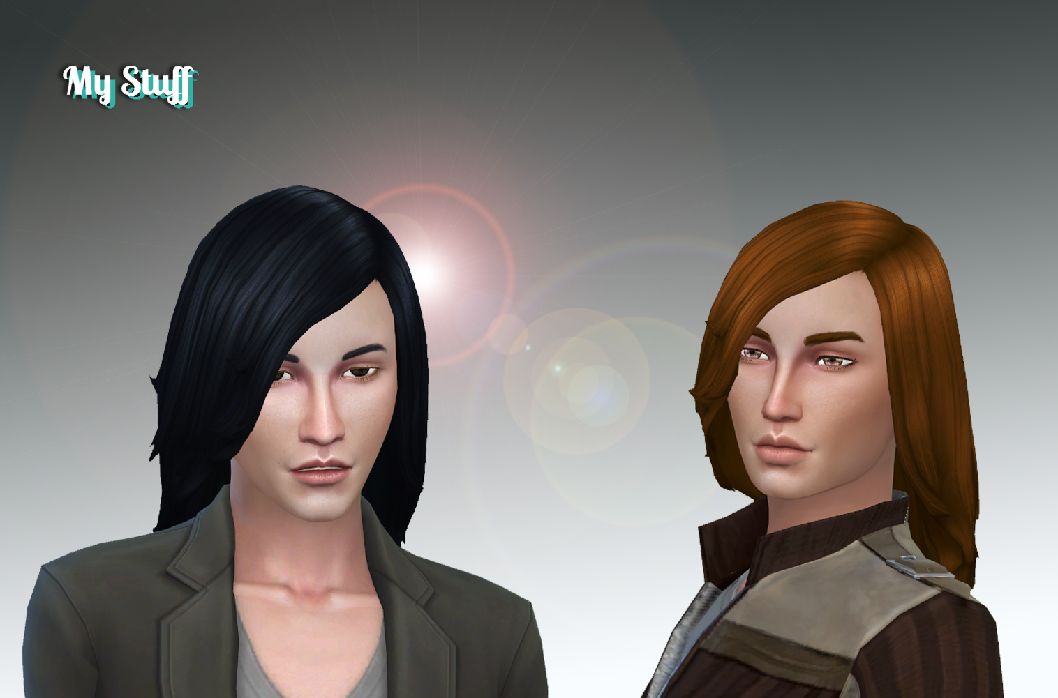 Mystufforigin: Daniel hair - Sims 4 Hairs