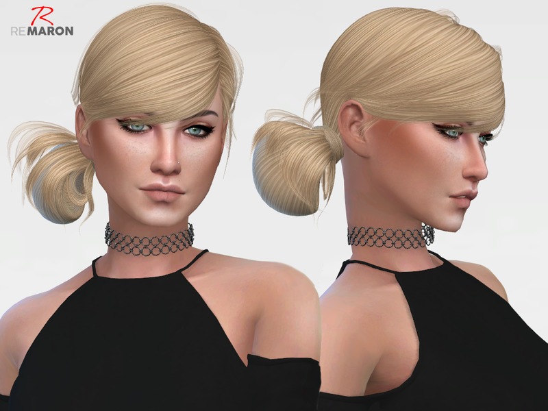 The Sims Resource: Alice hair retextured by remaron - Sims 4 Hairs