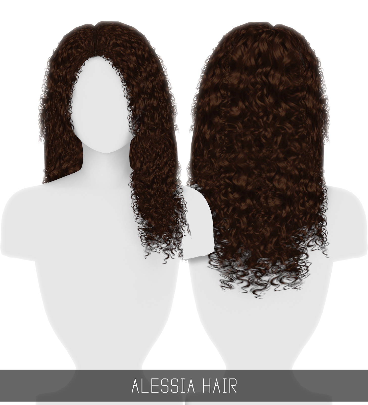 Simpliciaty: Alessia hair - Sims 4 Hairs