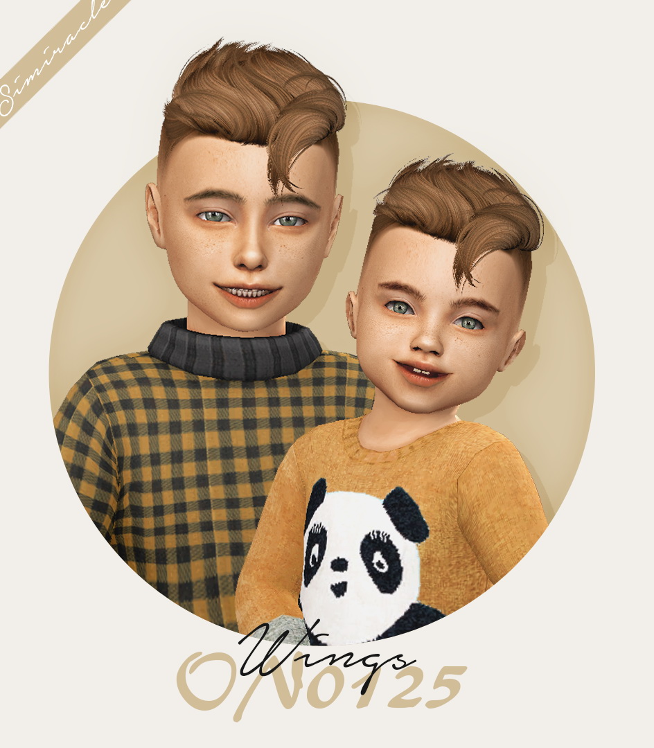 Simiracle: Wings ON0125 hair retextured - kids and toddlers version ...