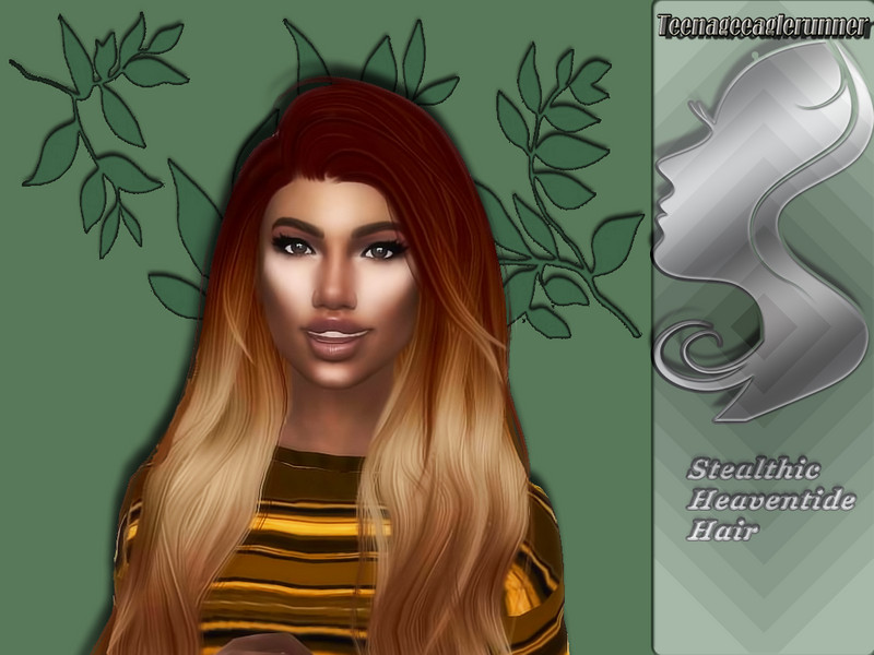 The Sims Resource Heaventide Hair Recolored By Teenageeaglerunner