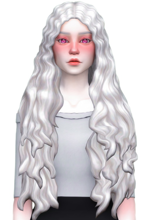 Simandy: Shiro hair - Sims 4 Hairs