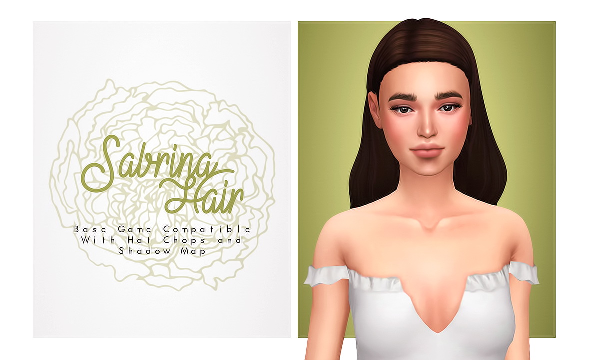Isjao: Sabrina Hair - Sims 4 Hairs