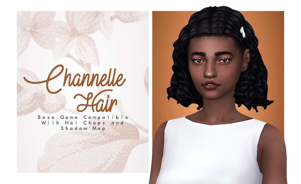 Isjao: Channelle, Nyah and Dada Hairs - Sims 4 Hairs