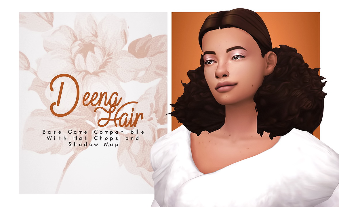 Isjao: Deena Hair - Sims 4 Hairs