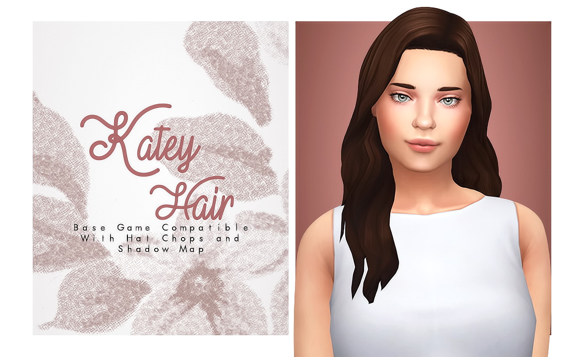 Isjao: Katey Hair - Sims 4 Hairs
