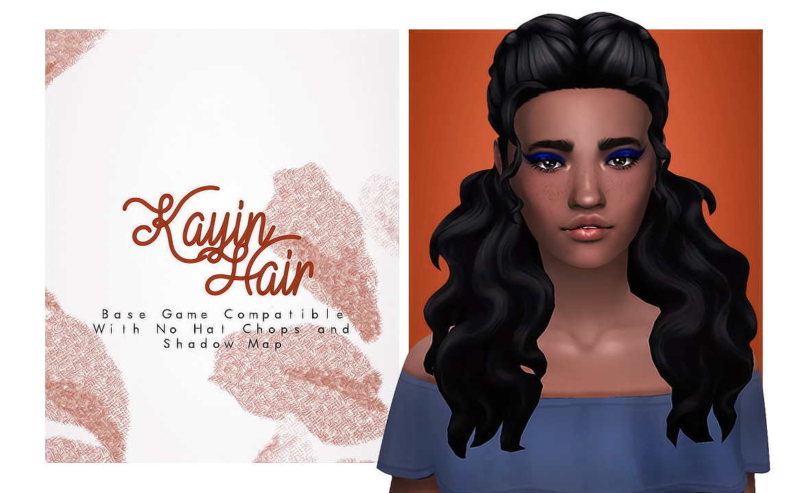 Isjao: Kayin Hair - Sims 4 Hairs