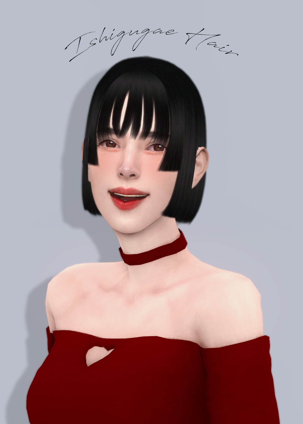 Oje Sims: Ishigugae Hair - Sims 4 Hairs