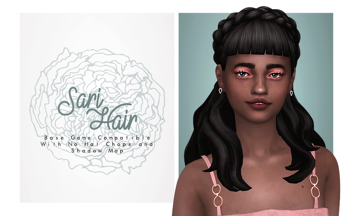 Isjao: Sari Hair - Sims 4 Hairs