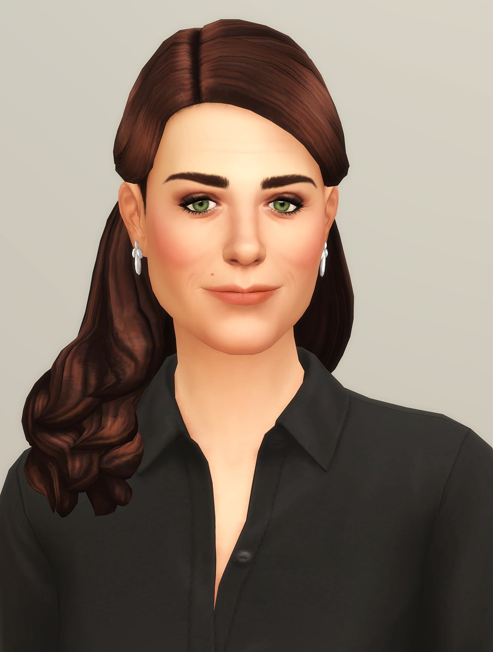 Rusty Nail: Catherine of England Hair - Sims 4 Hairs