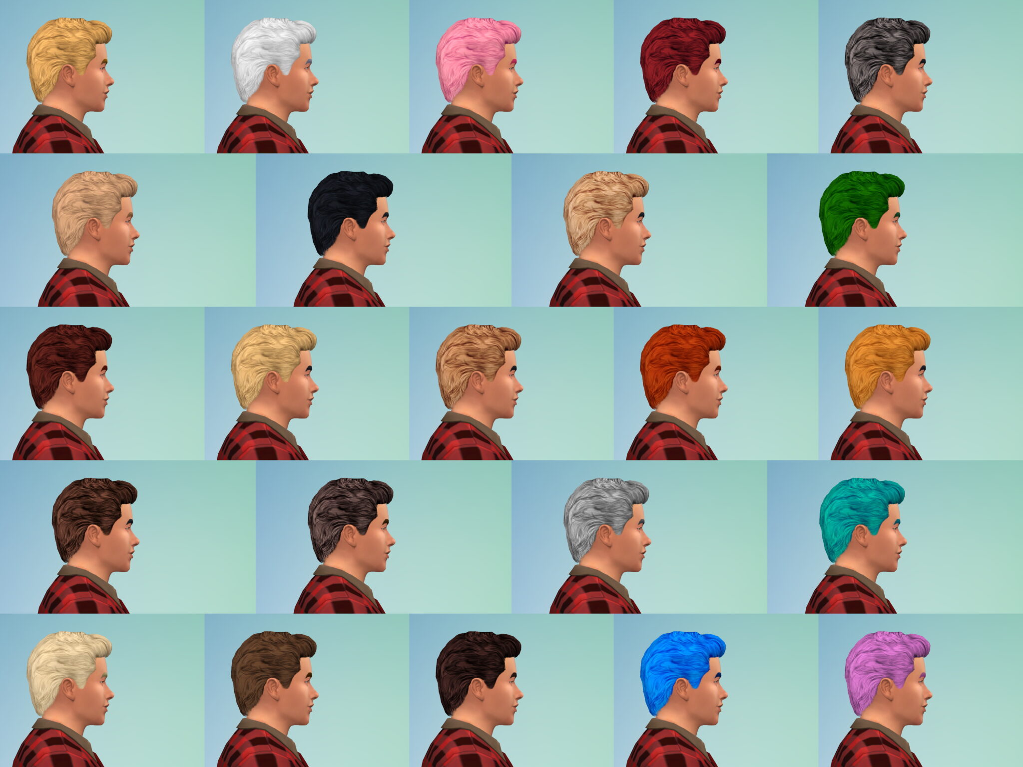 Mod The Sims: Christian Hair by SonyaSimsCC - Sims 4 Hairs