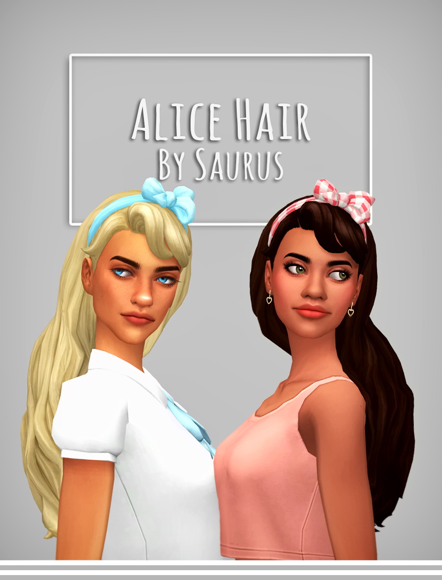 Saurus Sims Alice Hair Sims 4 Hairs
