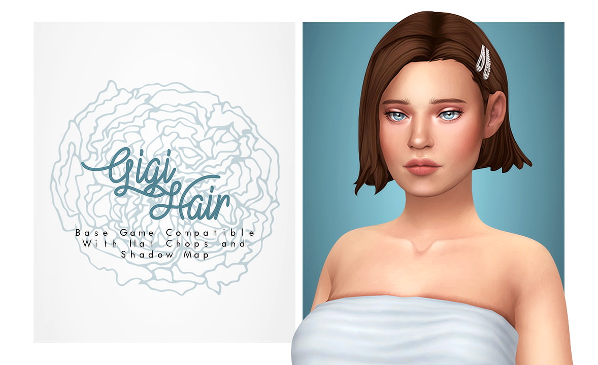 Isjao: Gigi Hair - Sims 4 Hairs