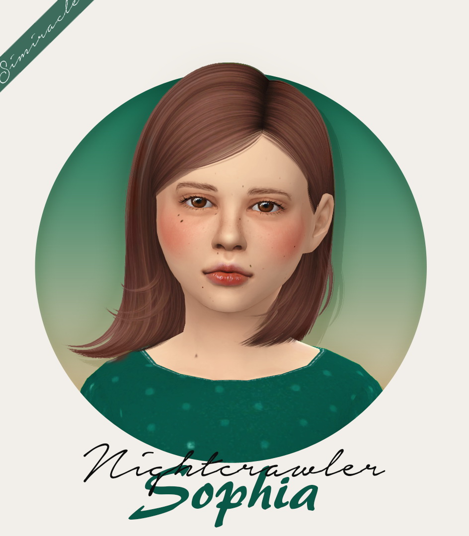 Simiracle: Nightcrawler`s Sophia Hairstyle Retextured - Girls Versions ...