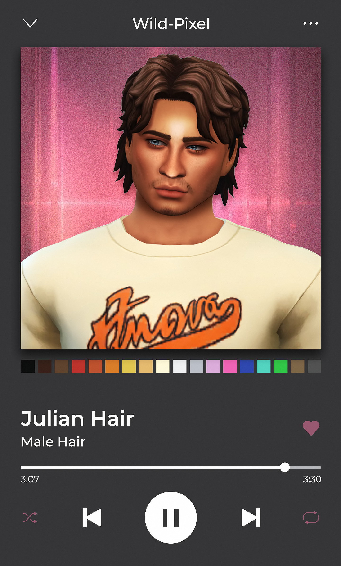 Julian Hair ~ In My Dreams - Sims 4 Hairs