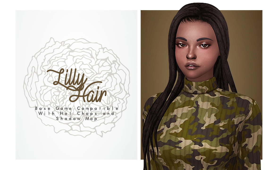 Lilly Hair ~ Isjao - Sims 4 Hairs