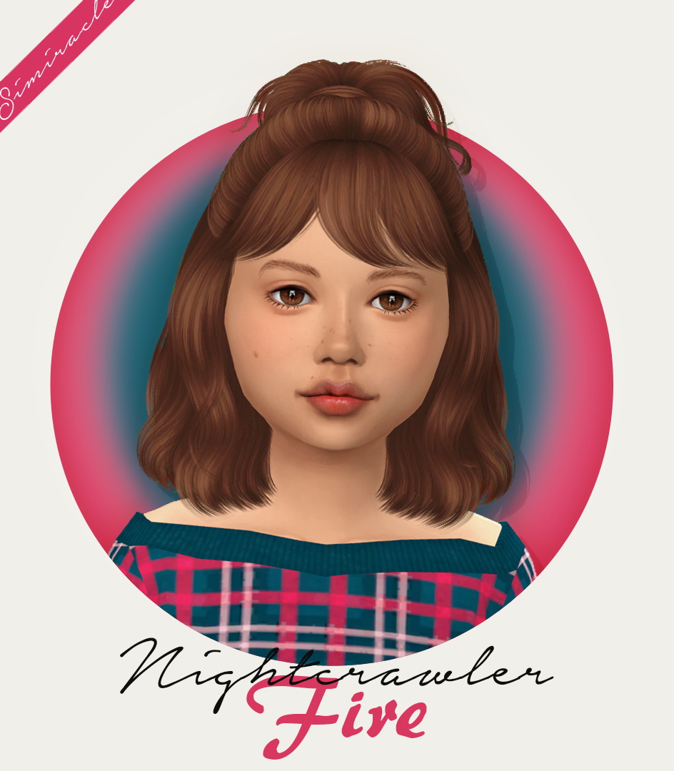 Nightcrawler`s Fire Hair retextured ~ Simiracle - Sims 4 Hairs