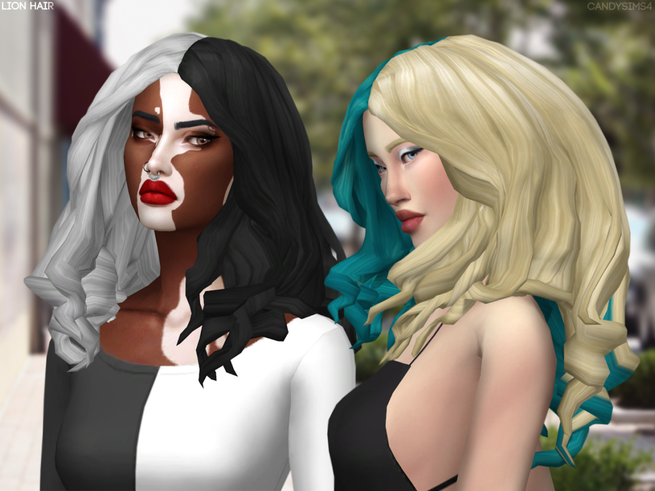 Lion Hairstyle ~ Candy Sims 4 - Sims 4 Hairs