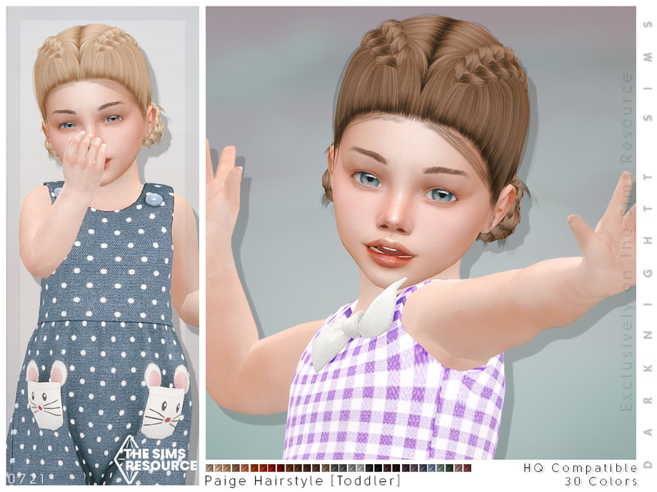 Paige Hairstyle TG by DarkNighTt ~ The Sims Resource - Sims 4 Hairs